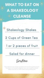 How to do a 3-Day Shakeology Cleanse [Easy Instructions]