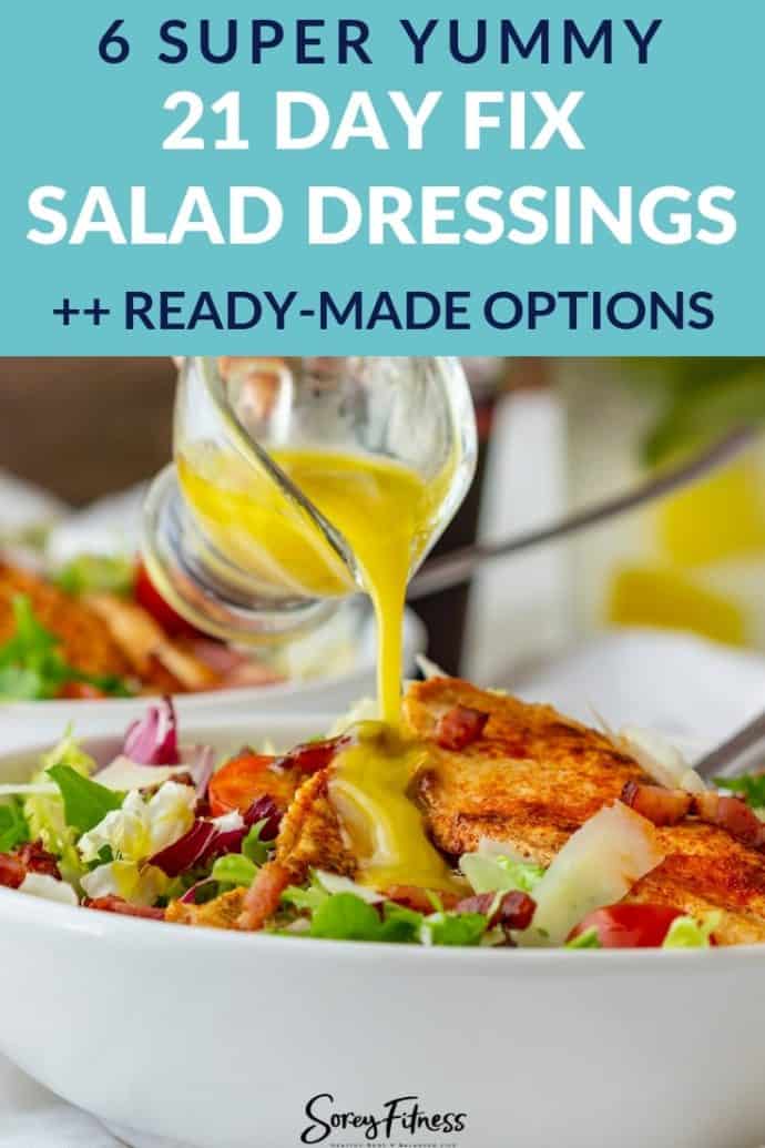 7 Yummy 21 Day Fix Dressing Recipes + Pre-Made Brands