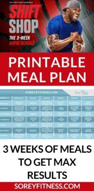 Shift Shop Meal Plan - Exactly What to Eat for Max Results