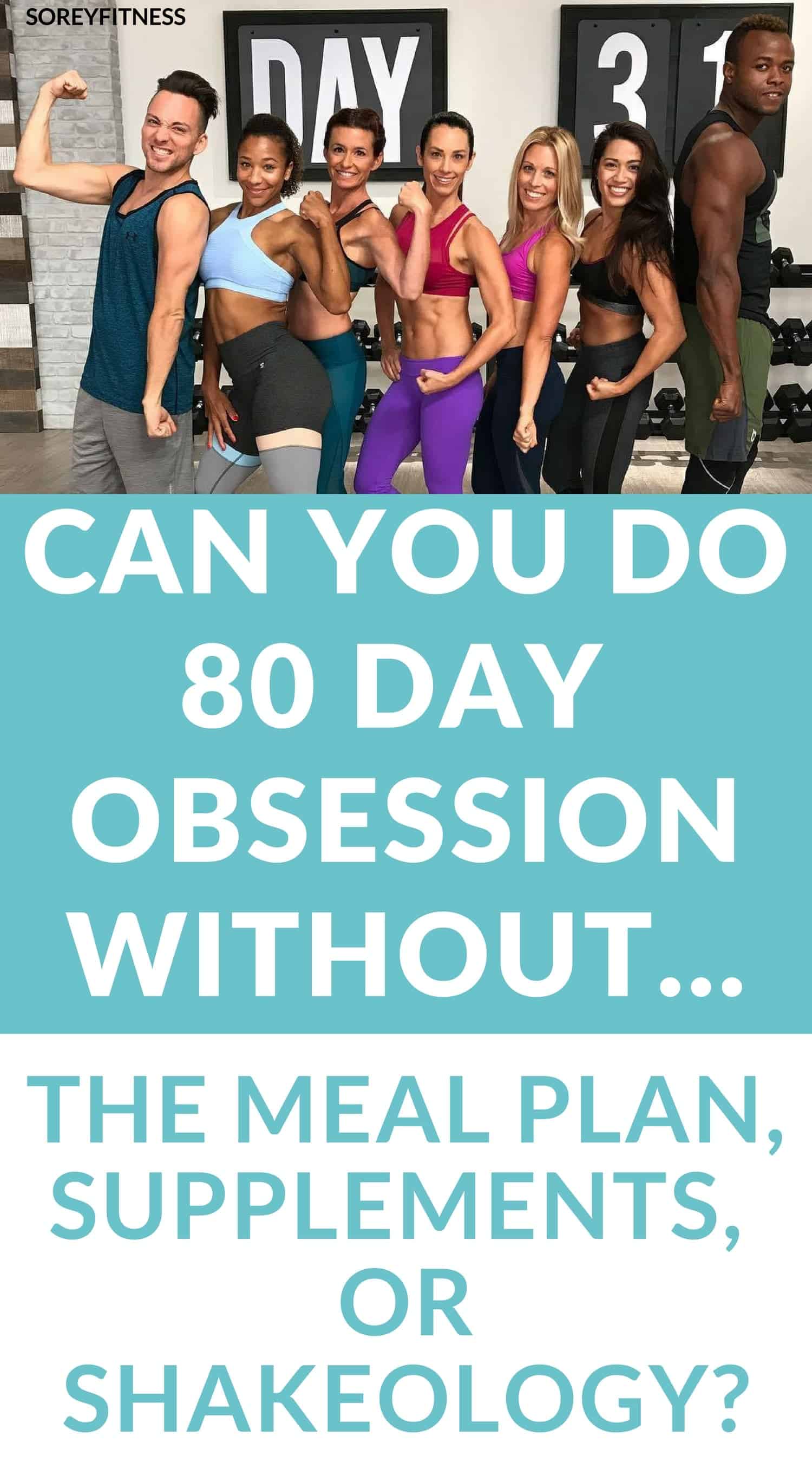 Does 80 Day Obsession Work Without the Diet & Shakeology?