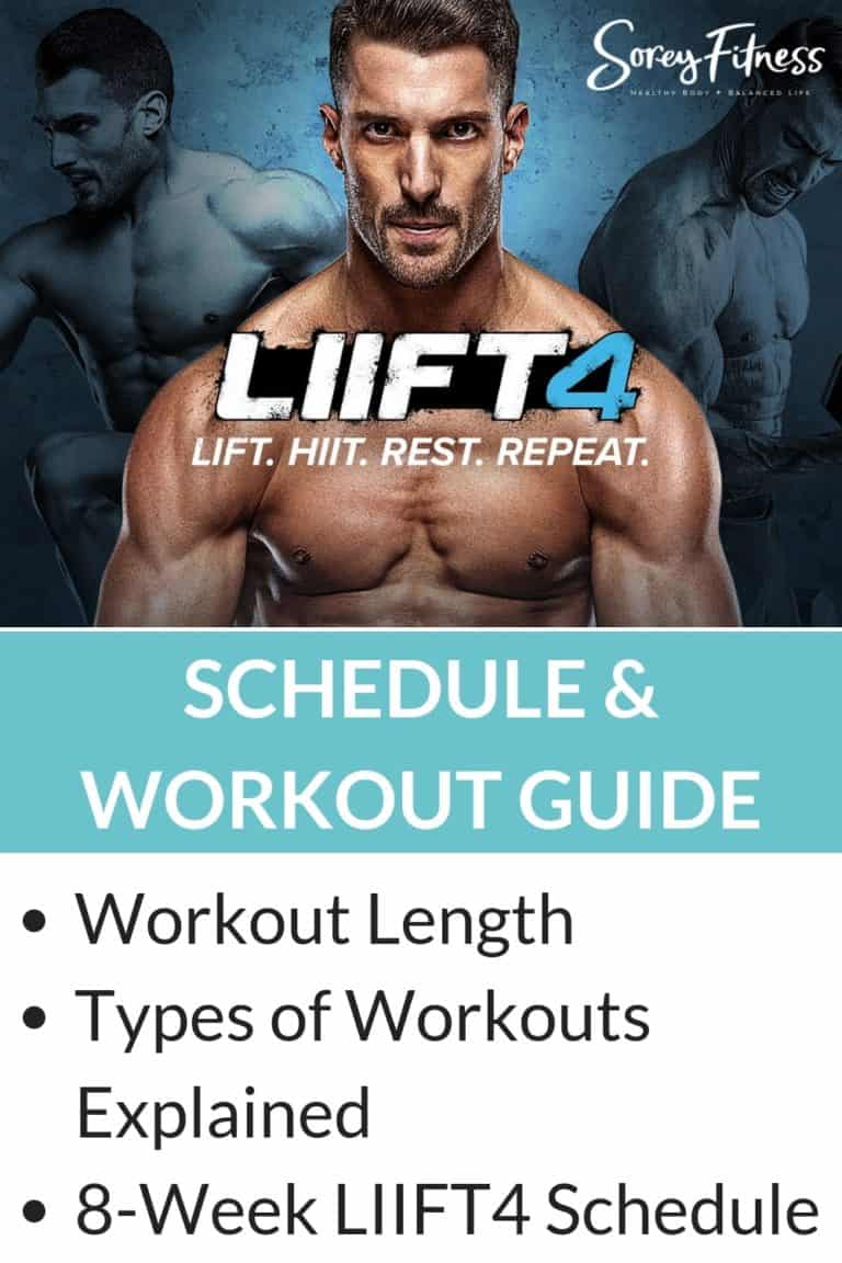 LIIFT4 Calendar - Workout Schedule with with Times