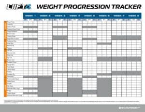 LIIFT4 Calendar - Workout Schedule with with Times