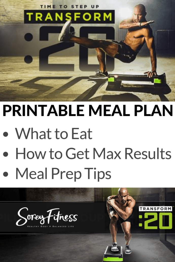 Transform 20 Meal Plan - Free Plan to Use Today & Tips for Max Results!