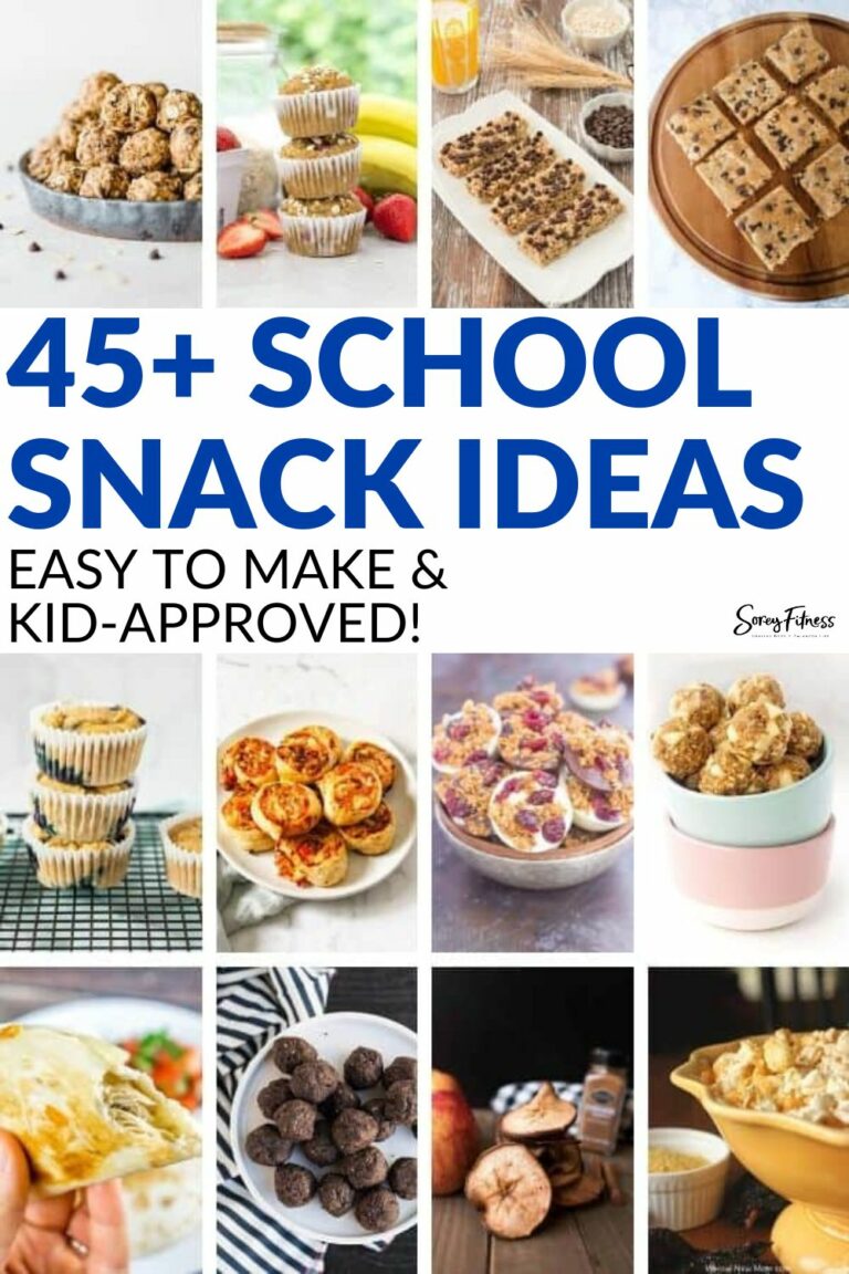 45+ Easy Healthy School Snack Ideas For Back to School