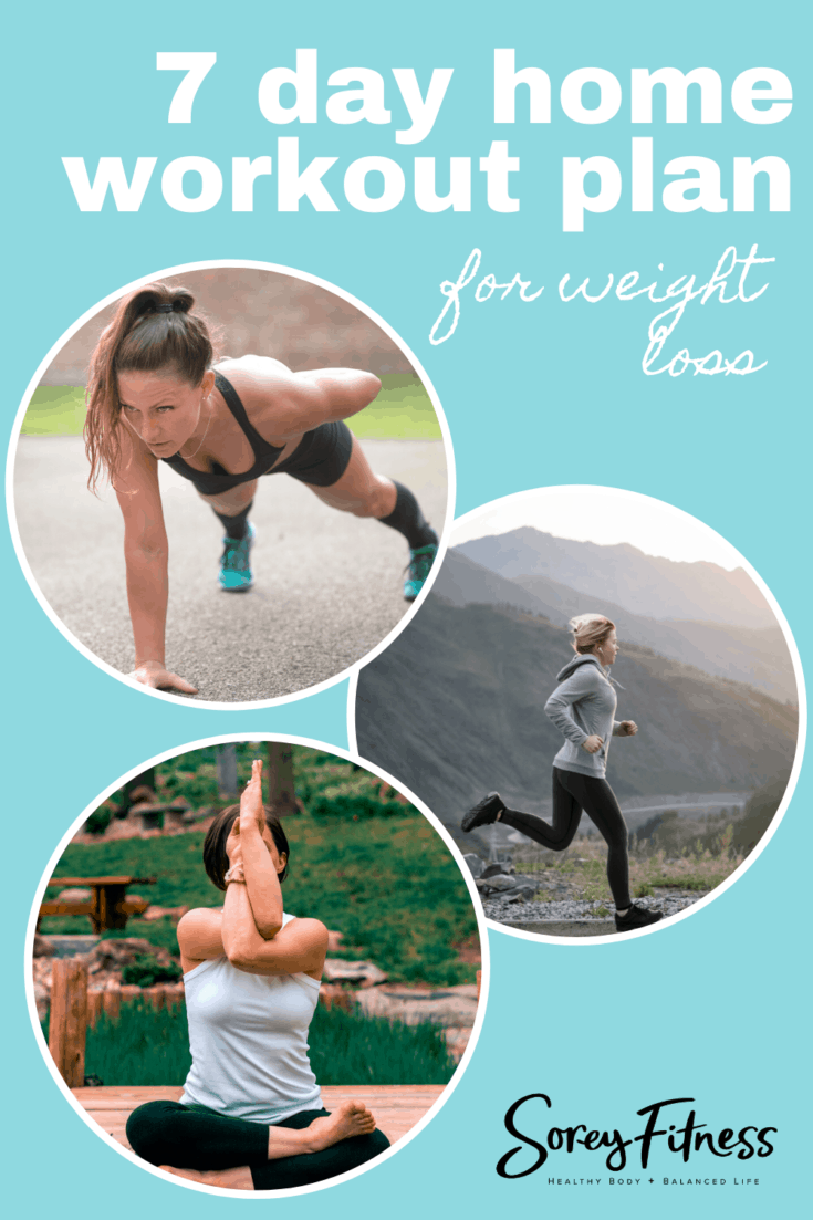 Free Printable 7 Day Home Workout for Weight Loss