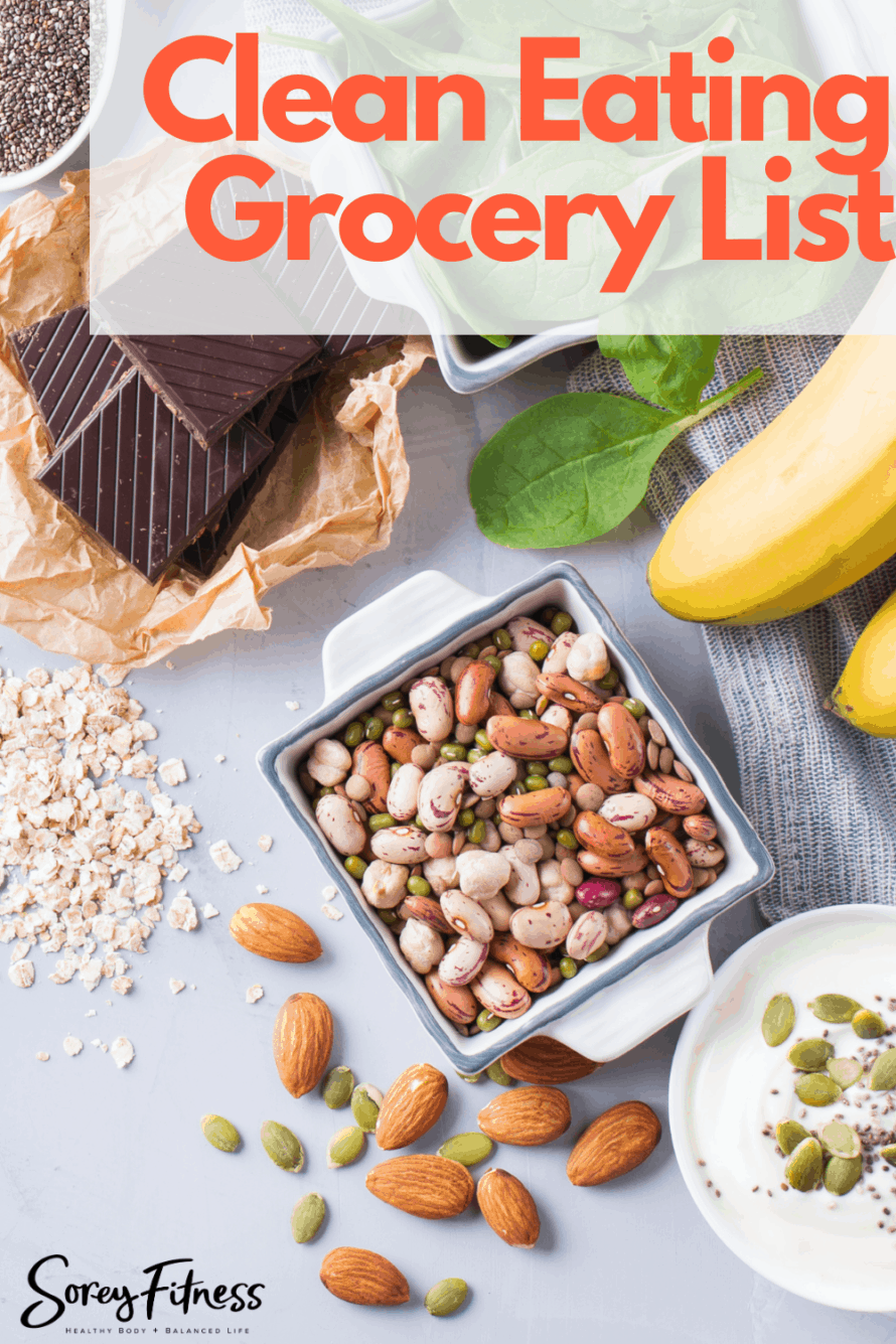 Clean Eating Food List Printable for Beginners