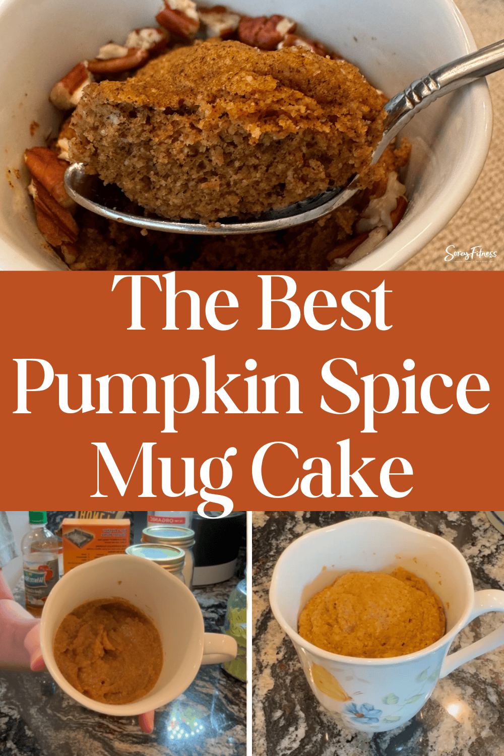 Healthy Pumpkin Spice Mug Cake for Fall (Gluten-Free)