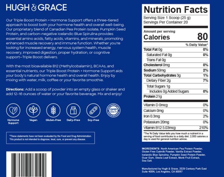 Hugh & Grace Triple Boost Protein Review: Is it Worth It?